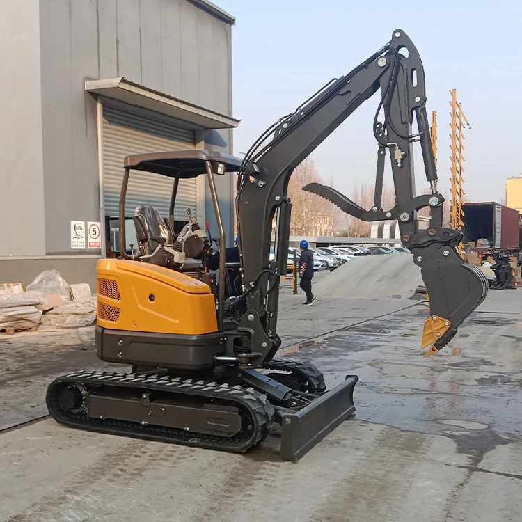 Factory Chinese Mini Excavator Kubota Engine Crawler Digger Diesel ...