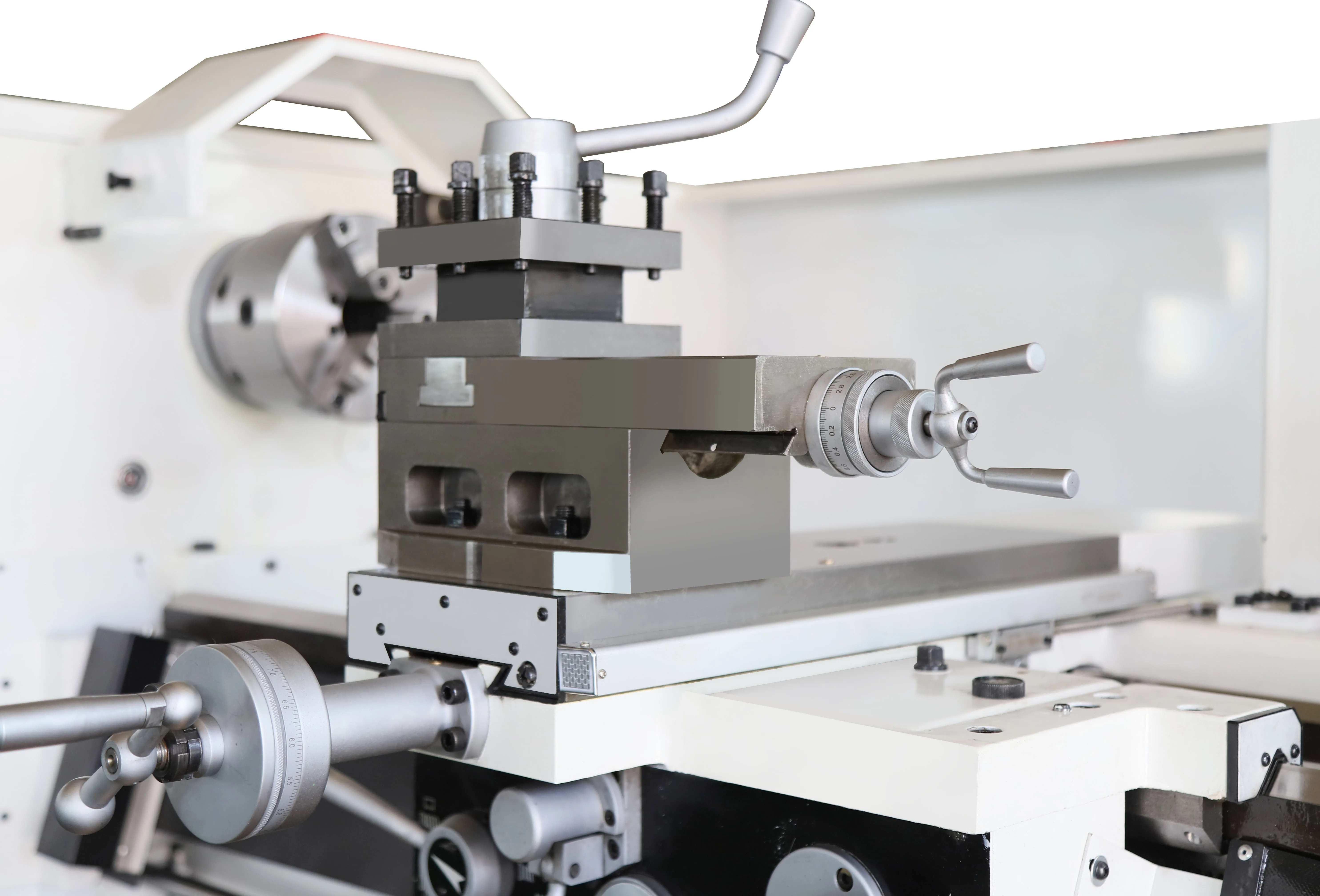 Manual Lathe Machine 52mm 1500mm For Steel Heavy Duty - Buy Lathe ...