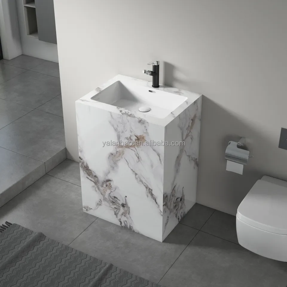 Luxury Hand Wash Basin Marble Bathroom Cabinet Stone Bathroom ...