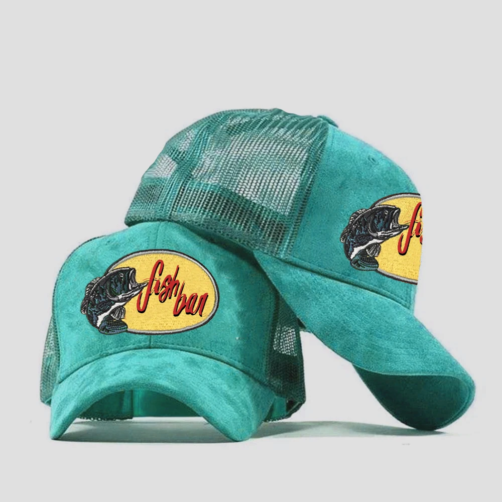 Custom 6-Panel Anime Mesh Trucker Hat for Men Suede Gorras with ...