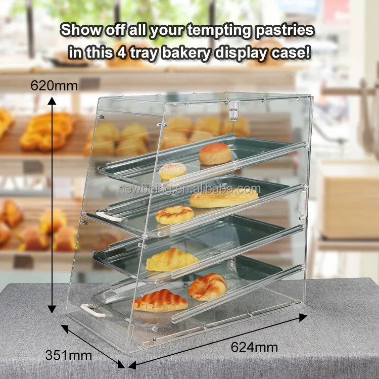 Factory Acrylic Bread Display Stand Acrylic Bakery Display Case - Buy ...