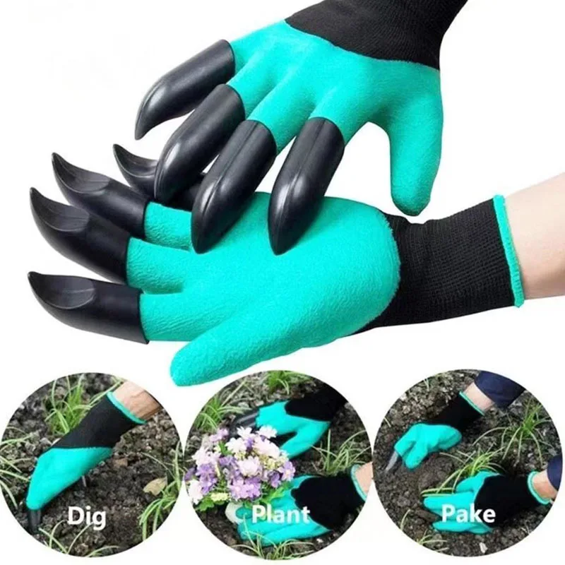 Digging Breathable Waterproof Digging Planting Garden Gloves With ...
