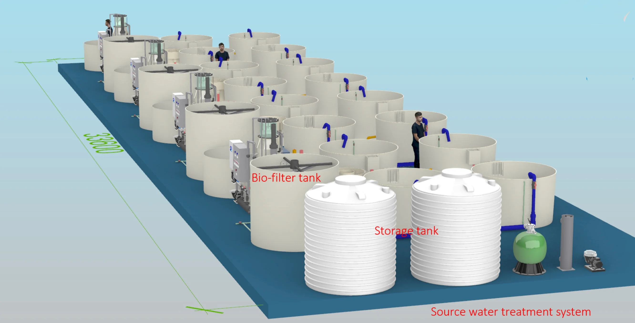 Customize RAS Fish Farming Equipment System for Indoor High Survival ...