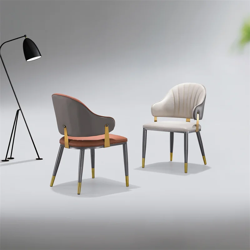 Custom Soft Fake Vegan Leather Upholstery Quilting Details Metal Frame ...