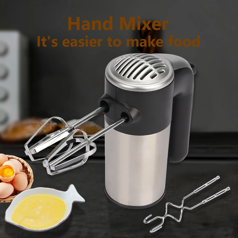 Portable Blender Hand Blender 5 Speeds Portable Hand Mixer With Whisk ...