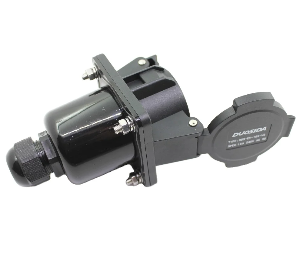 Sae J1772 Standard 16a 32a Ev Socket Type 1 Charging Socket - Buy 16a ...