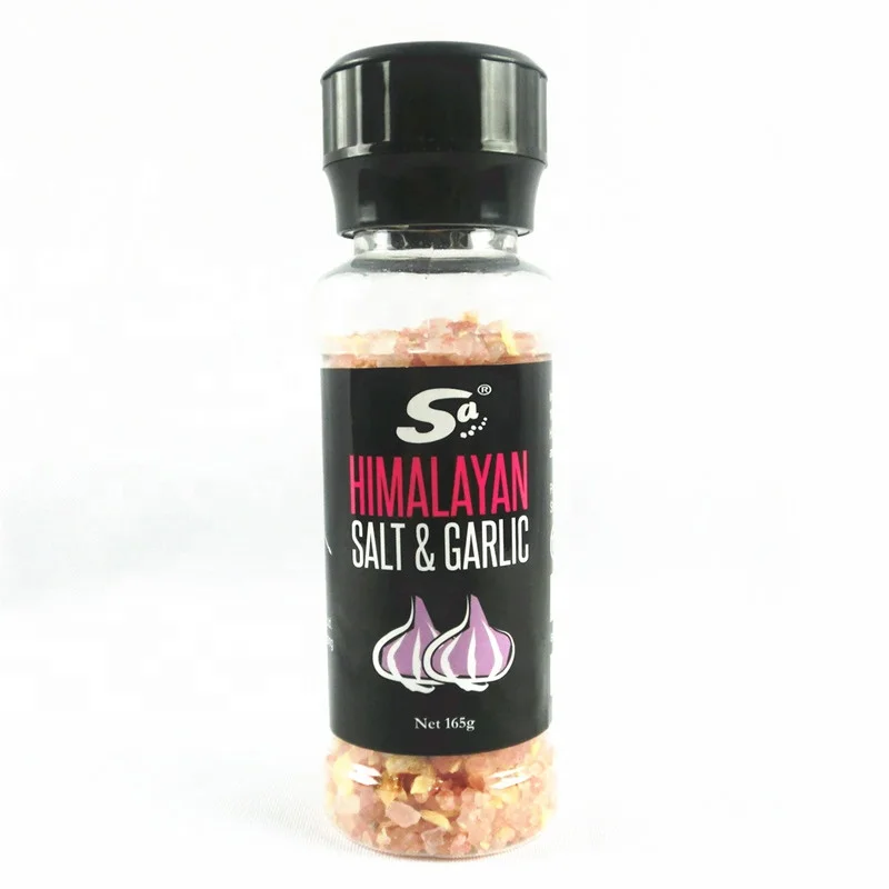 Himalayan Pink Salt With Garlic Coarse Himalayan Rock Salt and Garlic ...