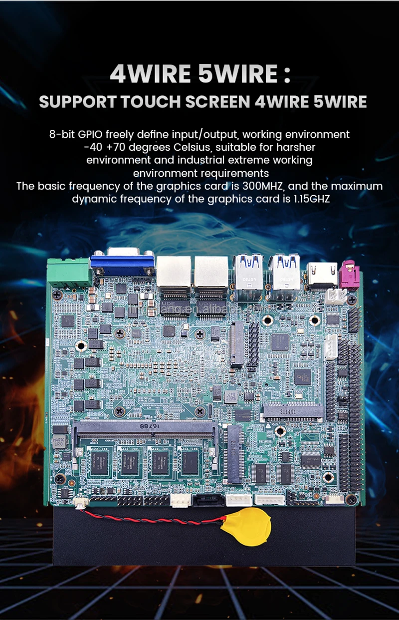 Industrial Motherboard 8th Generation Cpu I5 I7 Rs232 Rs485 Pcie ...