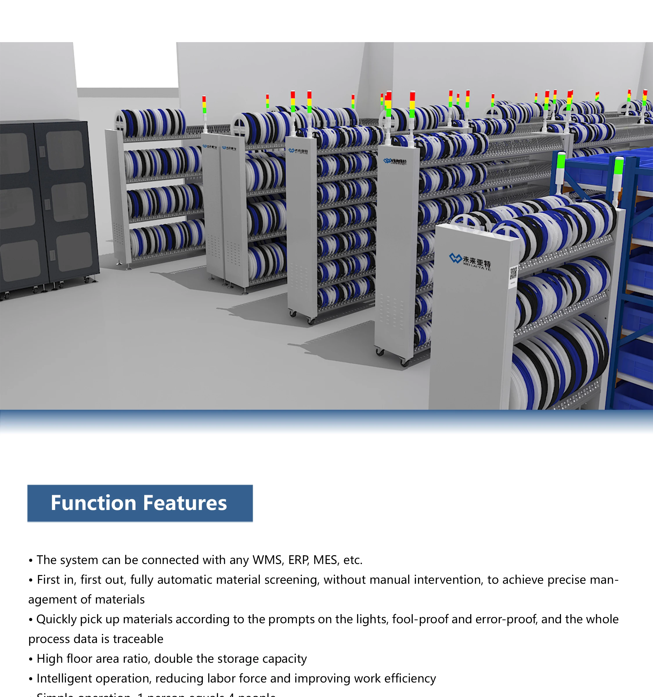 Intelligent Anti-static Induction Electronic Material Rack Smt Reel ...
