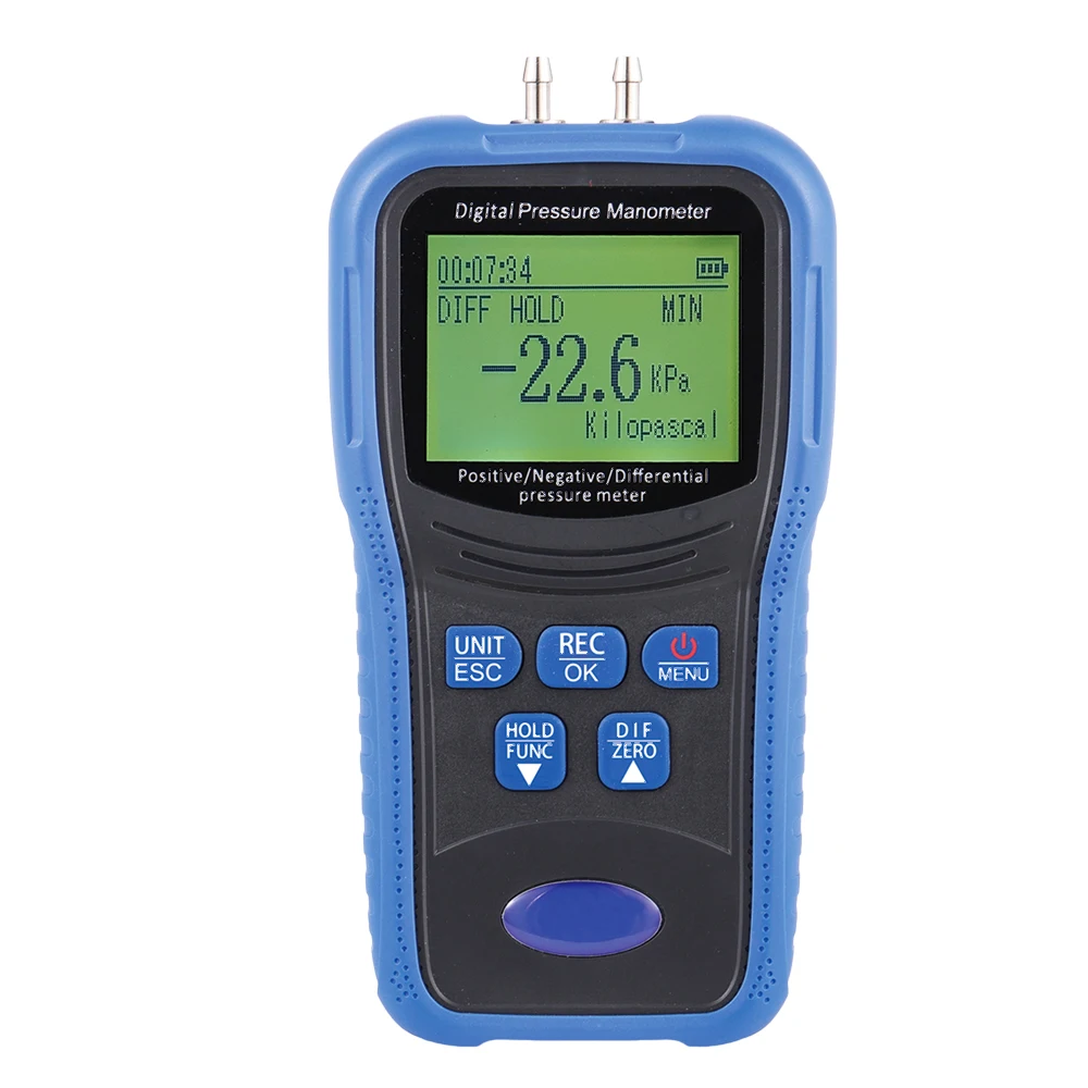 pa micro differential pressure gauge 200Kpa Digital Differential ...