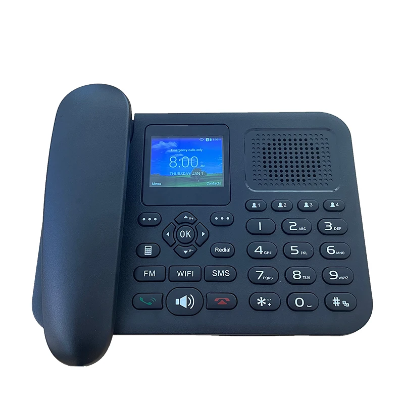 4g Lte Gsm Fixed Wireless Desktop Phone With Wifi Fm Sms Speed Dial ...