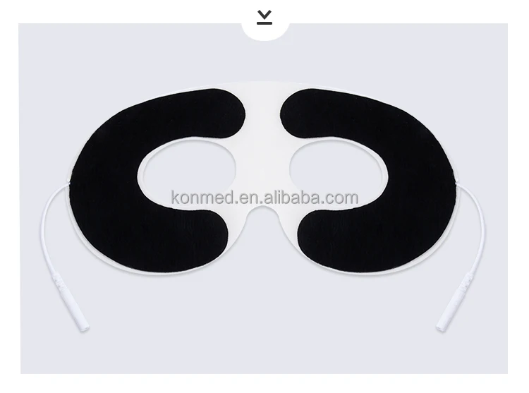 Dual Channel Adhesive Electrode Eyes Pads Tens Unit Muscle Stimulator ...