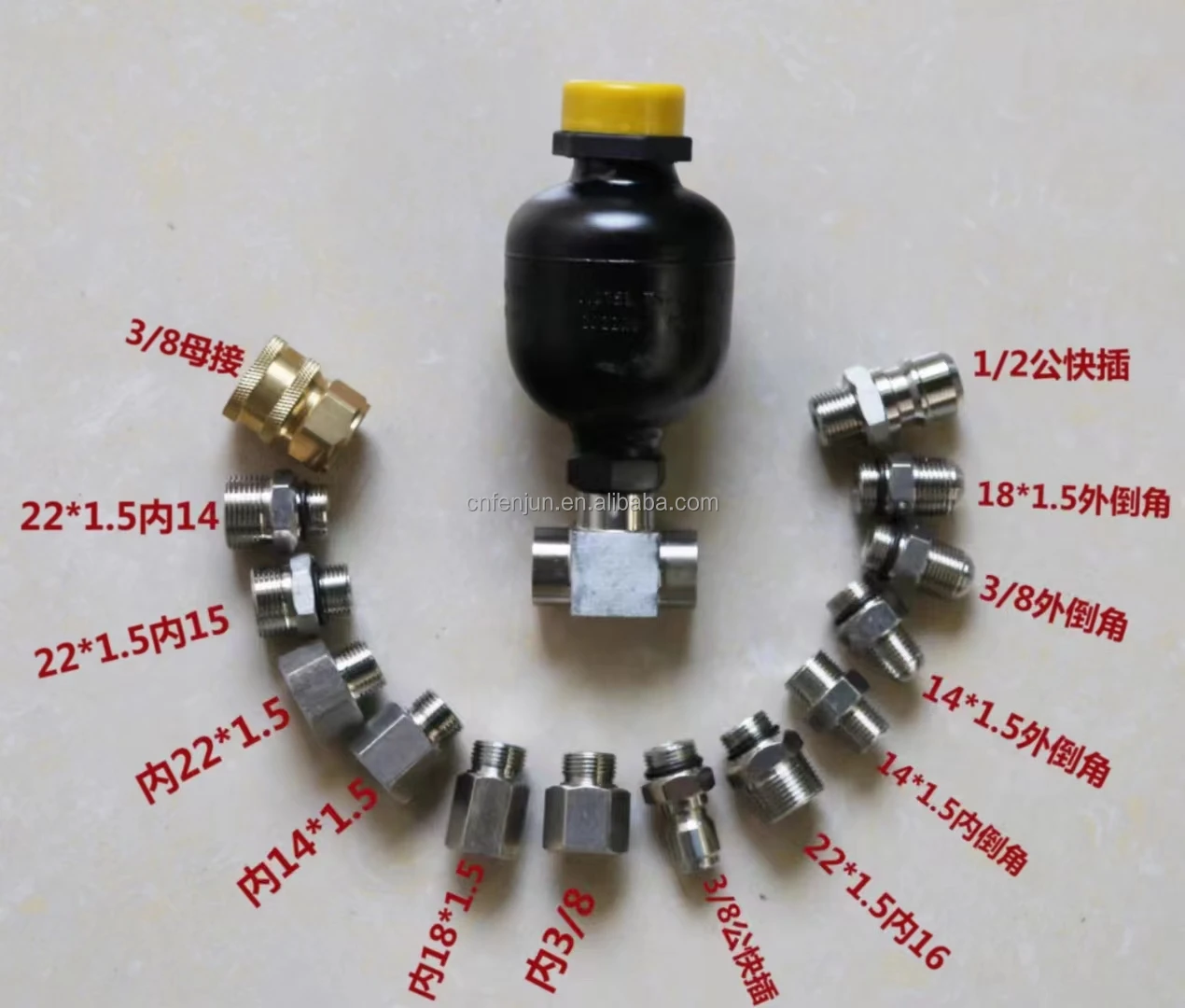 SA 330bar Pulsation Dampeners - Absorb Pressure Spikes