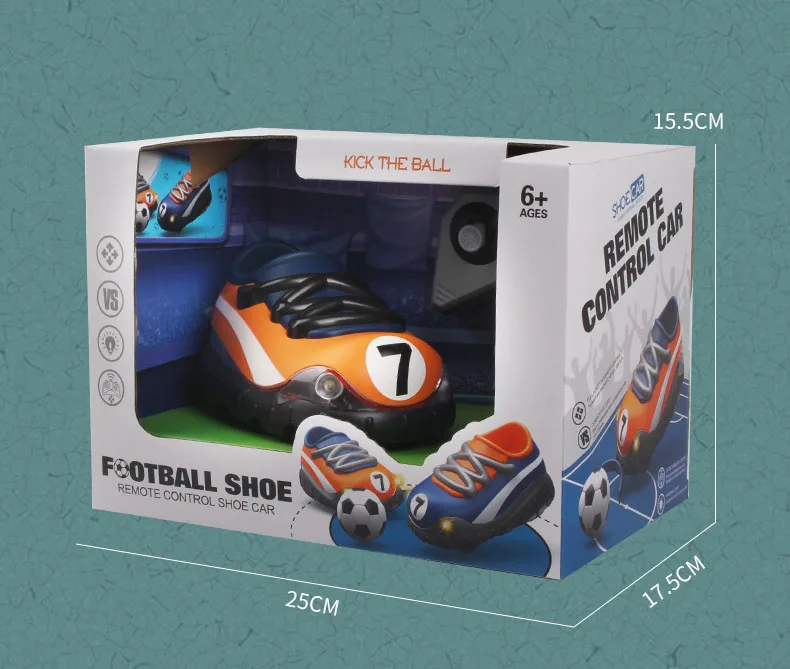 New Soccer Rc Car Toy Kick The Ball Football Remote Control Cars Shoes ...