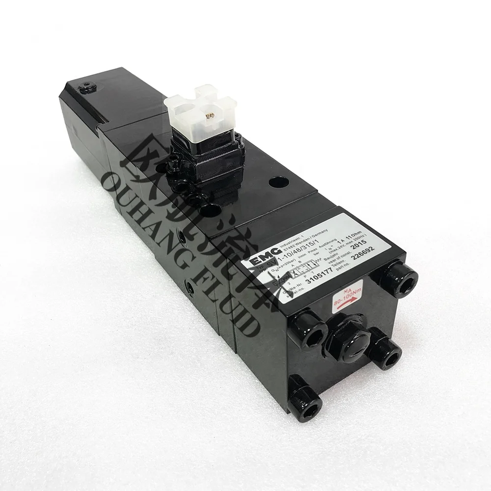 Válvula servo hidráulica EMG, SV1-10/48/315/1, válvula de control ... Válvula servo hidráulica EMG, SV1-10/48/315/1, válvula de control ...