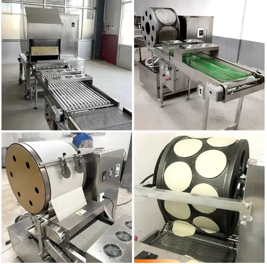 Commercial Fully Automatic Arabic Pita Bread Machine Roti Chapati ...