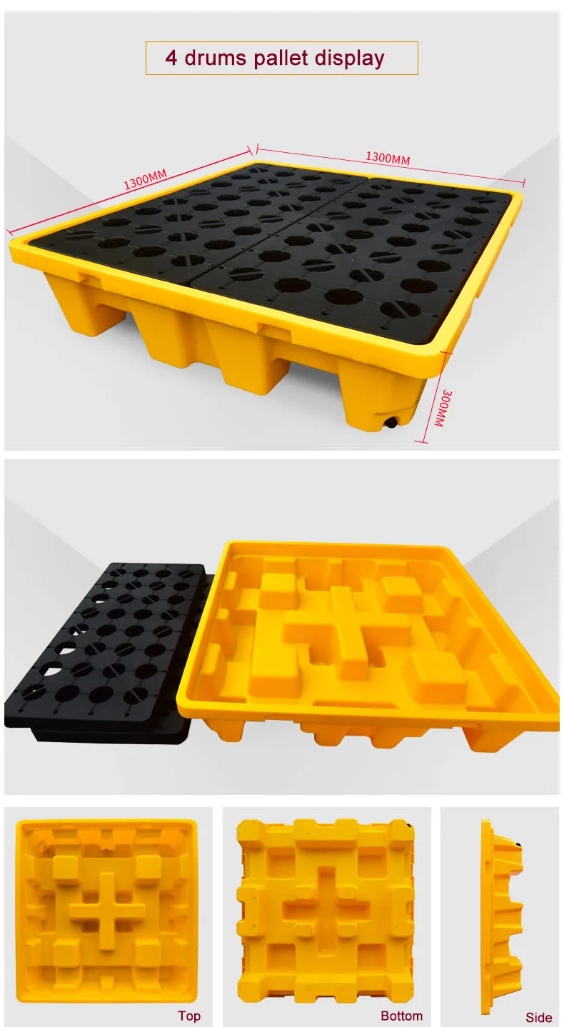 Hdpe Heavy Duty Pallet Industrial Oil Containment Oil Spill Pallet ...