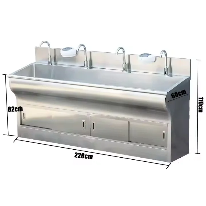 Custom SUS304 Stainless Steel Wash Trough for Hospital Operating Room ...