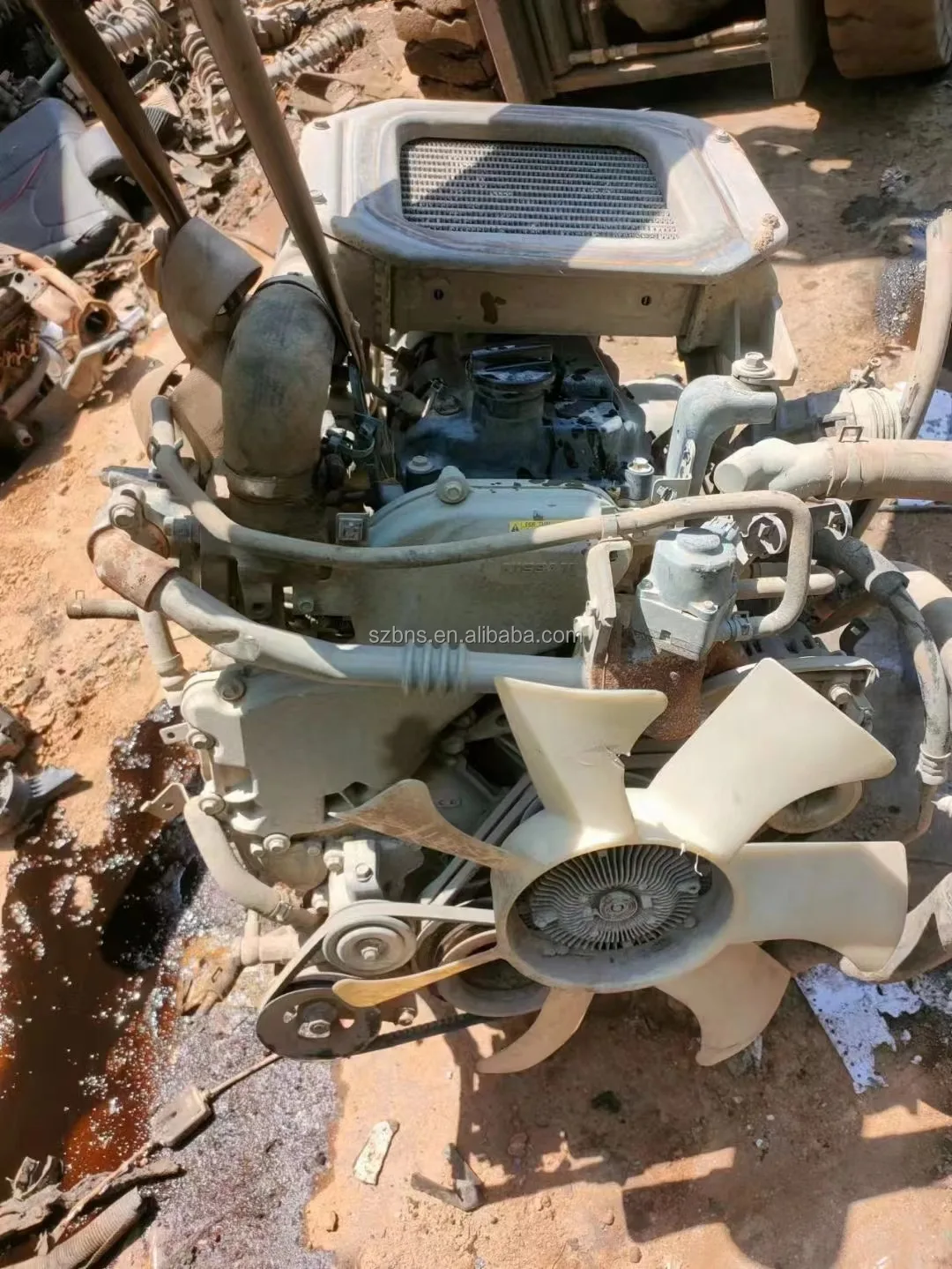 Motor Turbo Diesel Usado YD25 Conjunto Completo NISSAN YD25DDTi Motor ...