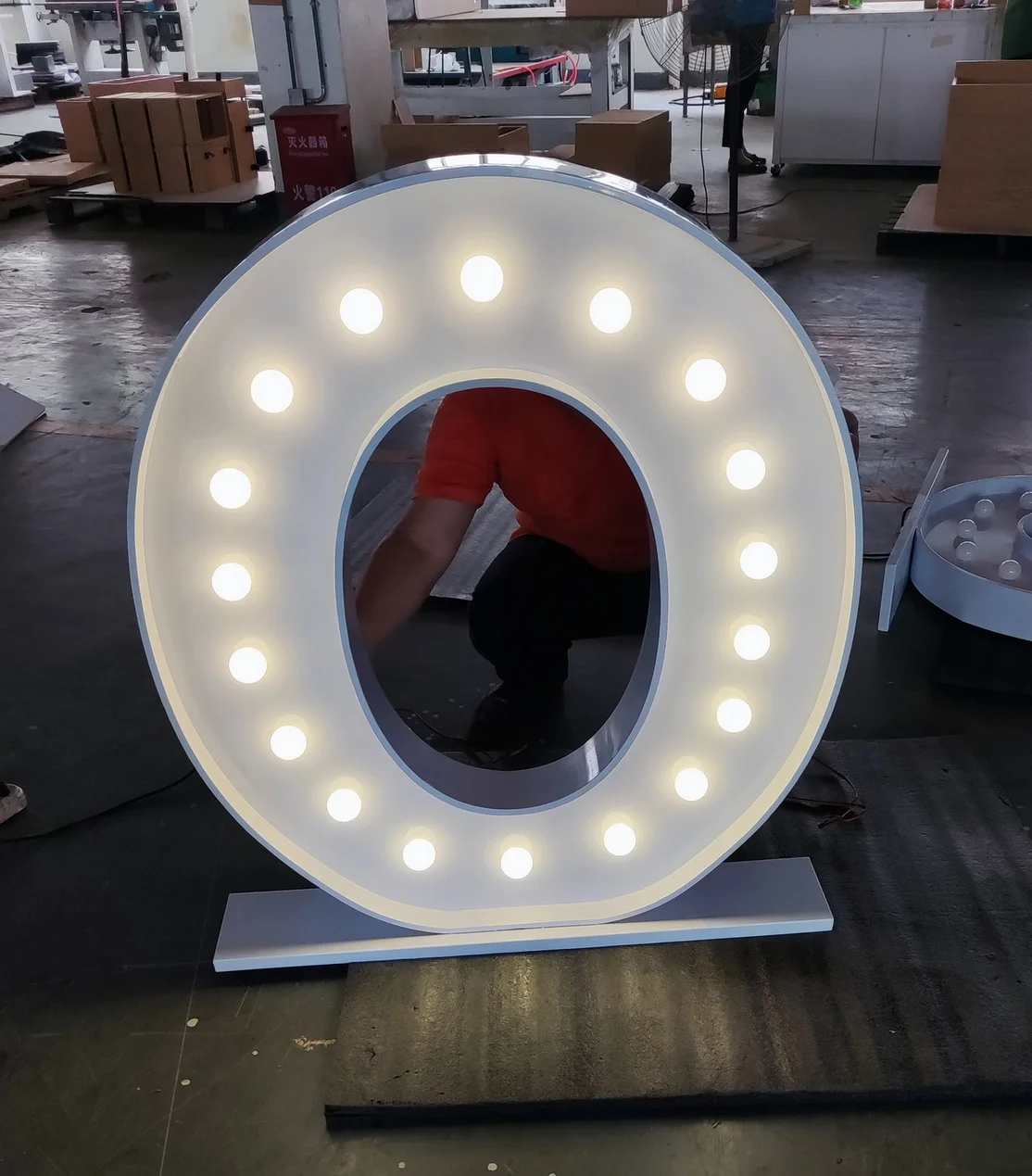 Led Marquee Letter Customized Led Giant Letters Light Bulb Letter Sign ...