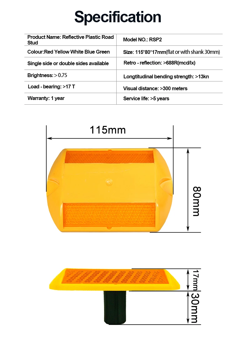 Path Deck Dock Solar Powered Marker Road Reflector Lights Abs Plastic ...