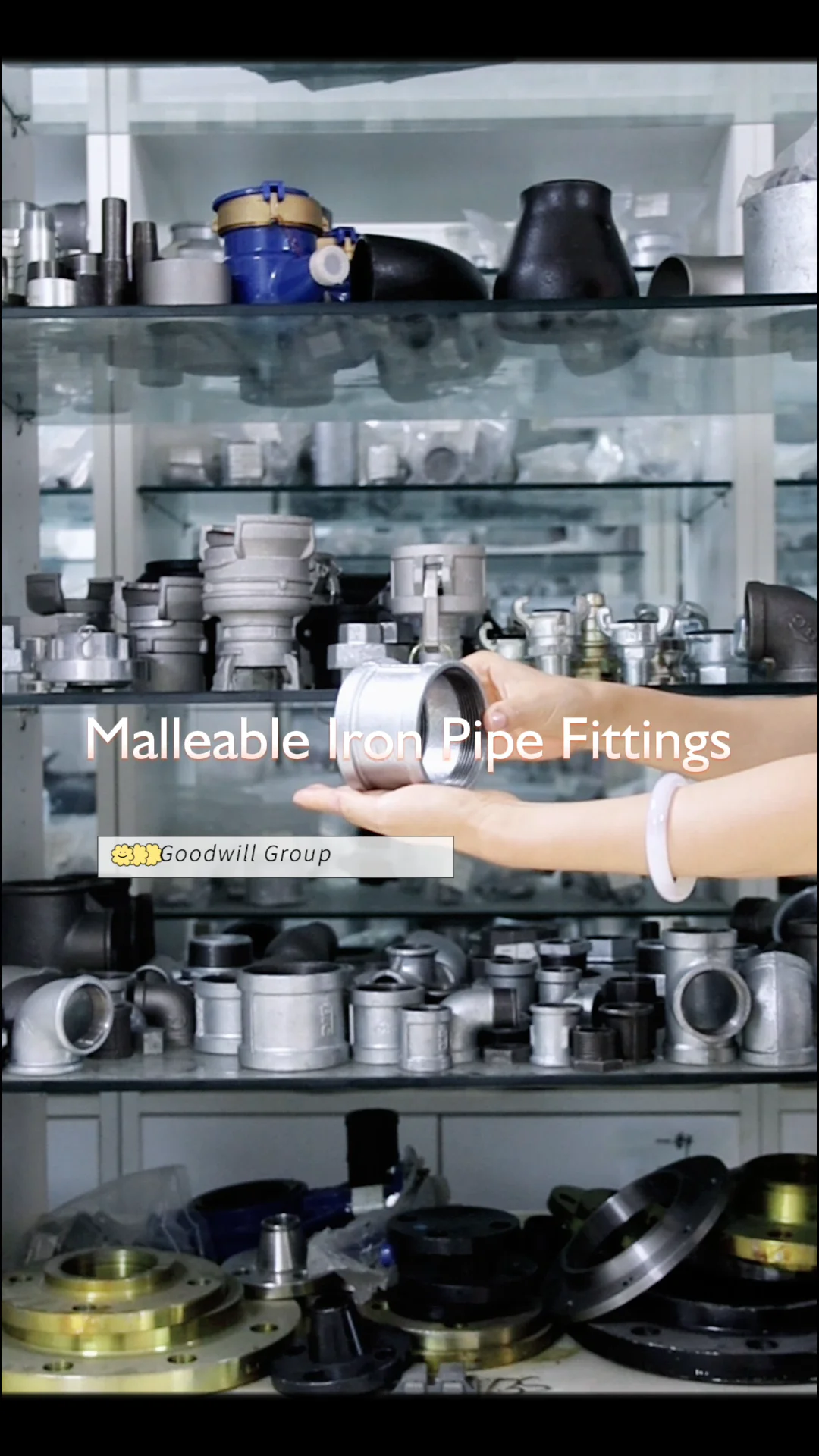 2023 Factory Galvanized Iron Gas Water Pipe Fitting Cast Malleable Iron ...