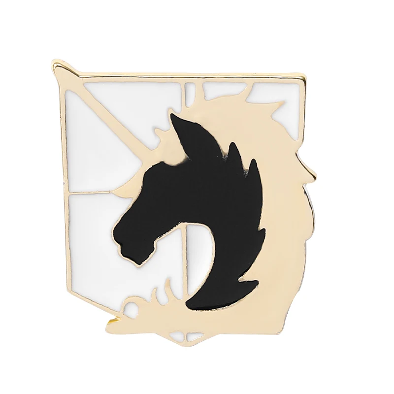 Anime Emblems: Attack on Titan Enamel Pins - Customizable