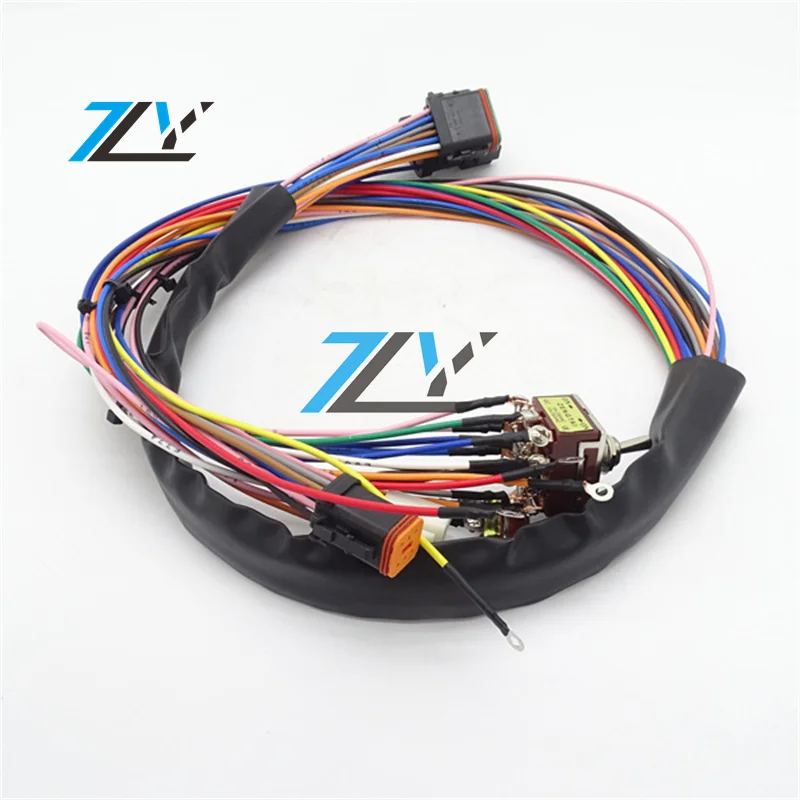 Excavator Parts Right Console Starter Wiring Harness 197-4279 E320c ...