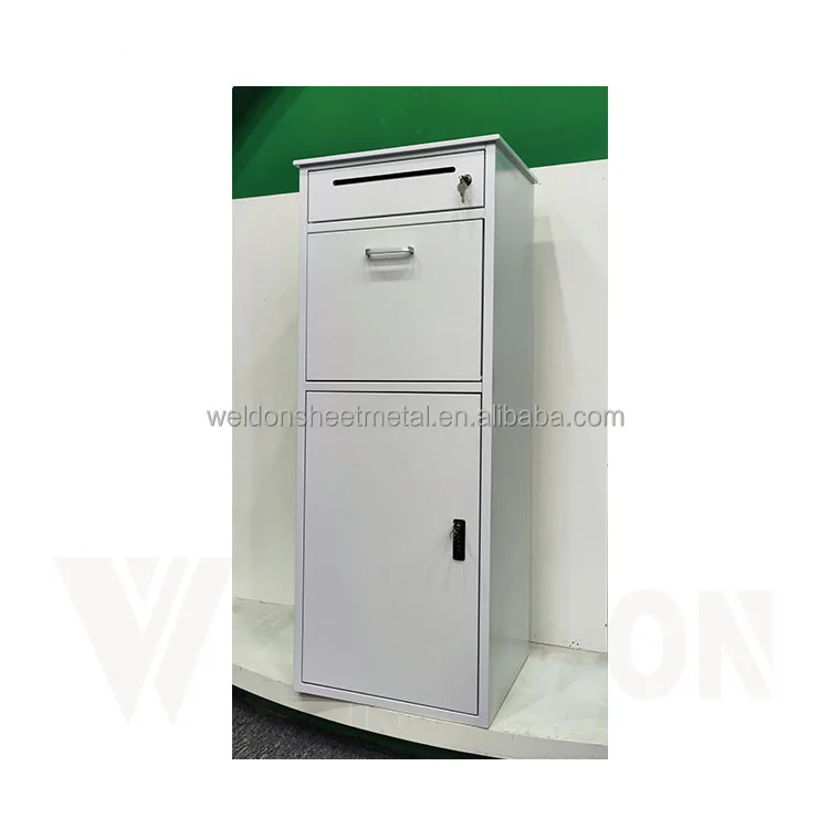 Custom Galvanized Steel Package Drop Box Anti-rust Parcel Delivery Box ...