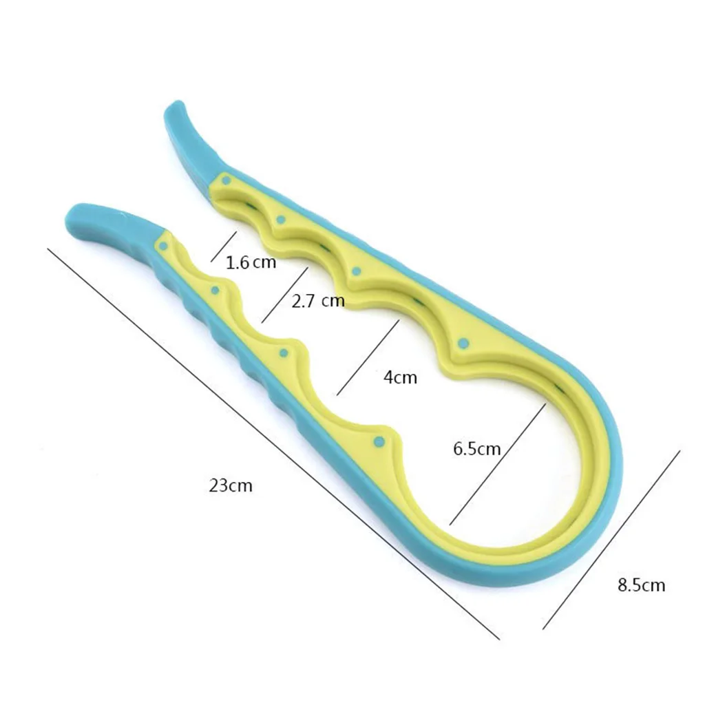 4-in-1 Plastic Adjustable Jar Lid Opener Easy Grip Manual Kitchen Tool ...