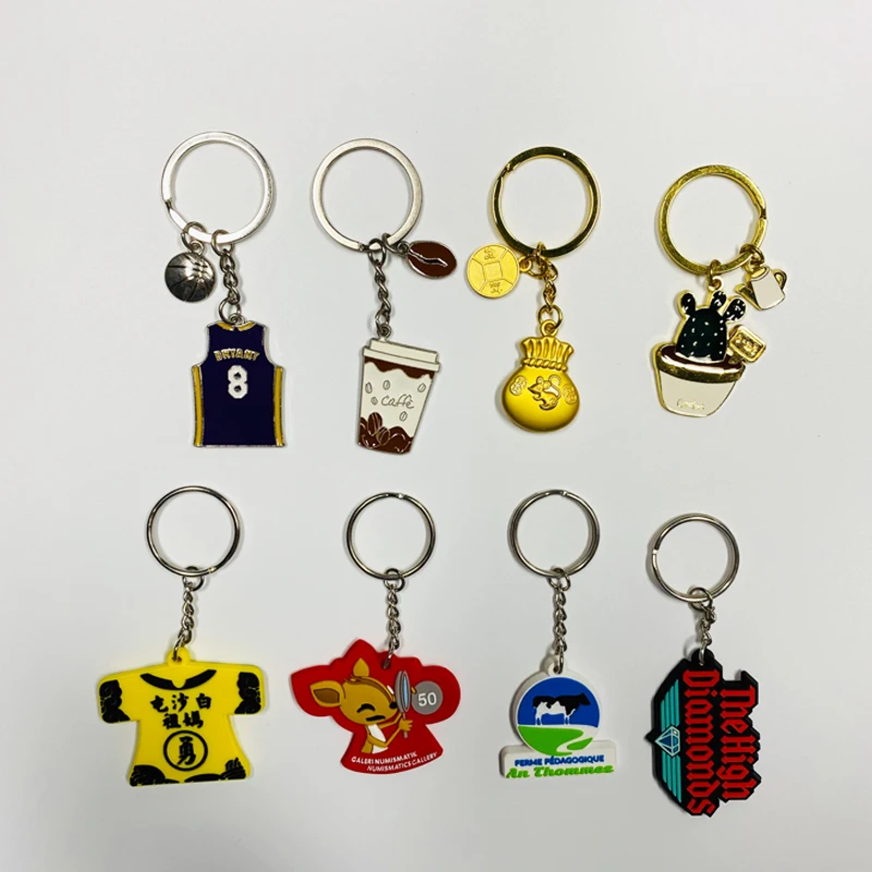 Factory Keyring Custom 2d 3d Logo Keychain Custom Logo Cartoon Cute Key ...