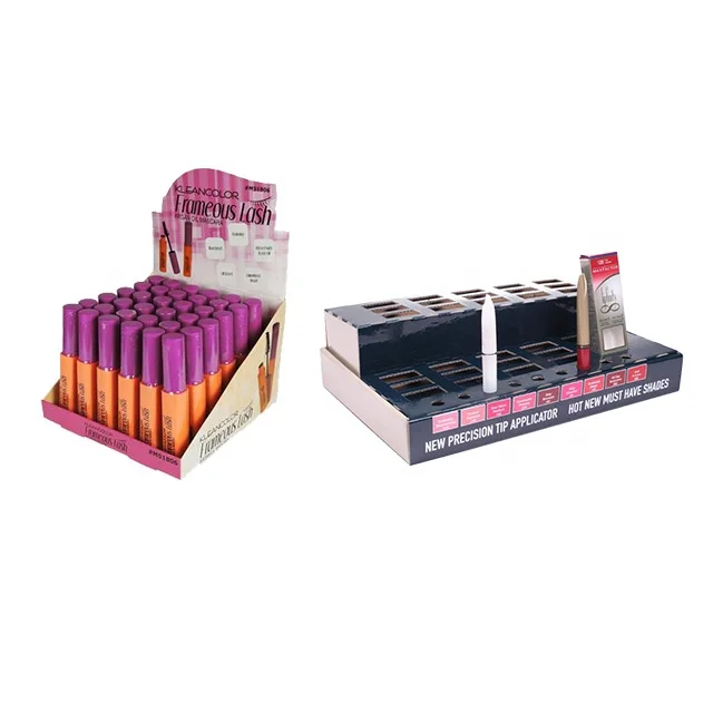 Lipstick Pdq Counter Top Stand Lip Balm Counter Display Cardboard - Buy ...