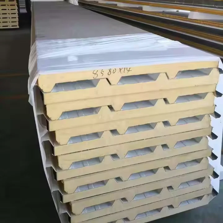 Insulated Roof PU Polyurethane sandwich panel 50mm wall panels boards ...