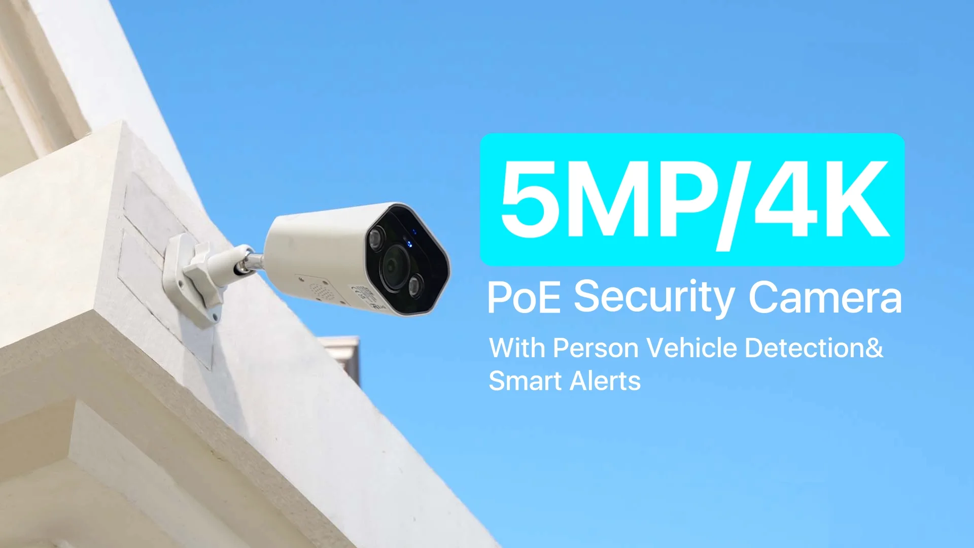 Outdoor Dome Mic Inside 5mp Poe Cctv Ip Network Security Camera Night ...