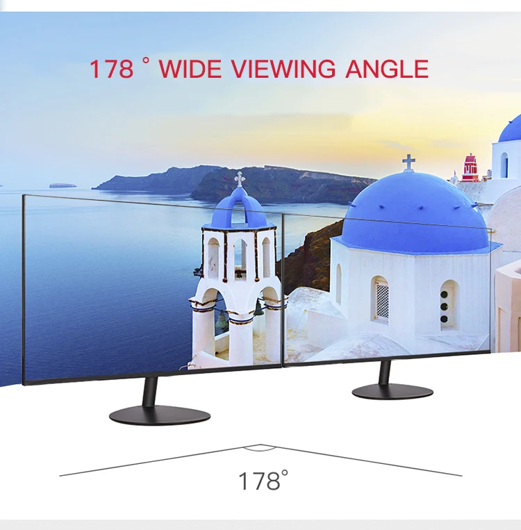 Frameless Computer Lcd Led Monitor 21 5 24 27 Inch Ips Desktop Led Pc Computer Monitor