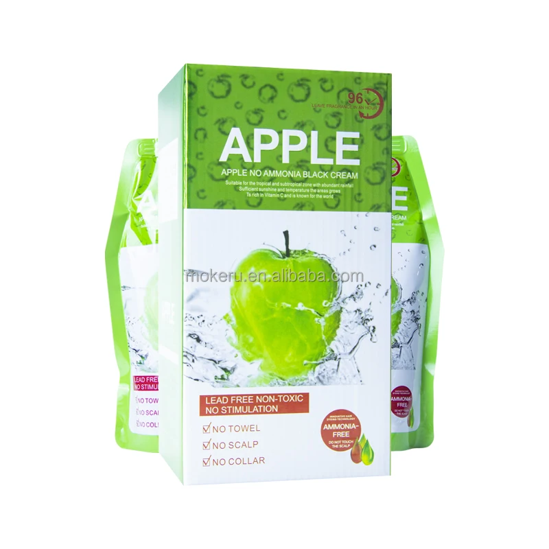 Apple Black 96 No Ammonia Hair Color - Natural & Permanent