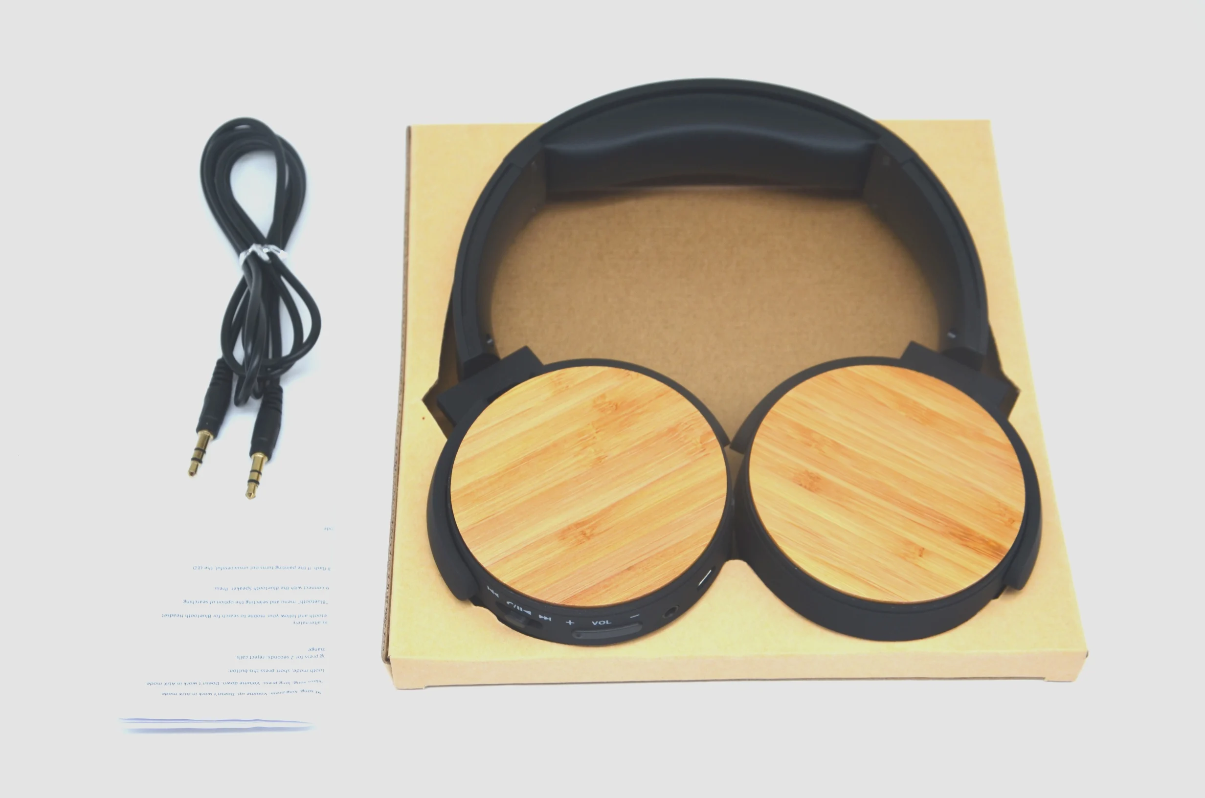 Eco-friendly Wood Headset Wireless Earphone Bamboo High Quality ...