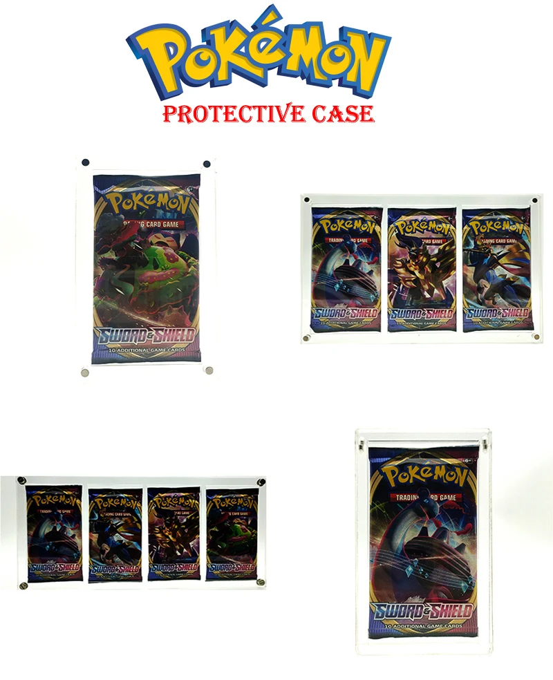 Acrylic Japanese Pokemon Booster Box Custom Pokemon Display Case ...