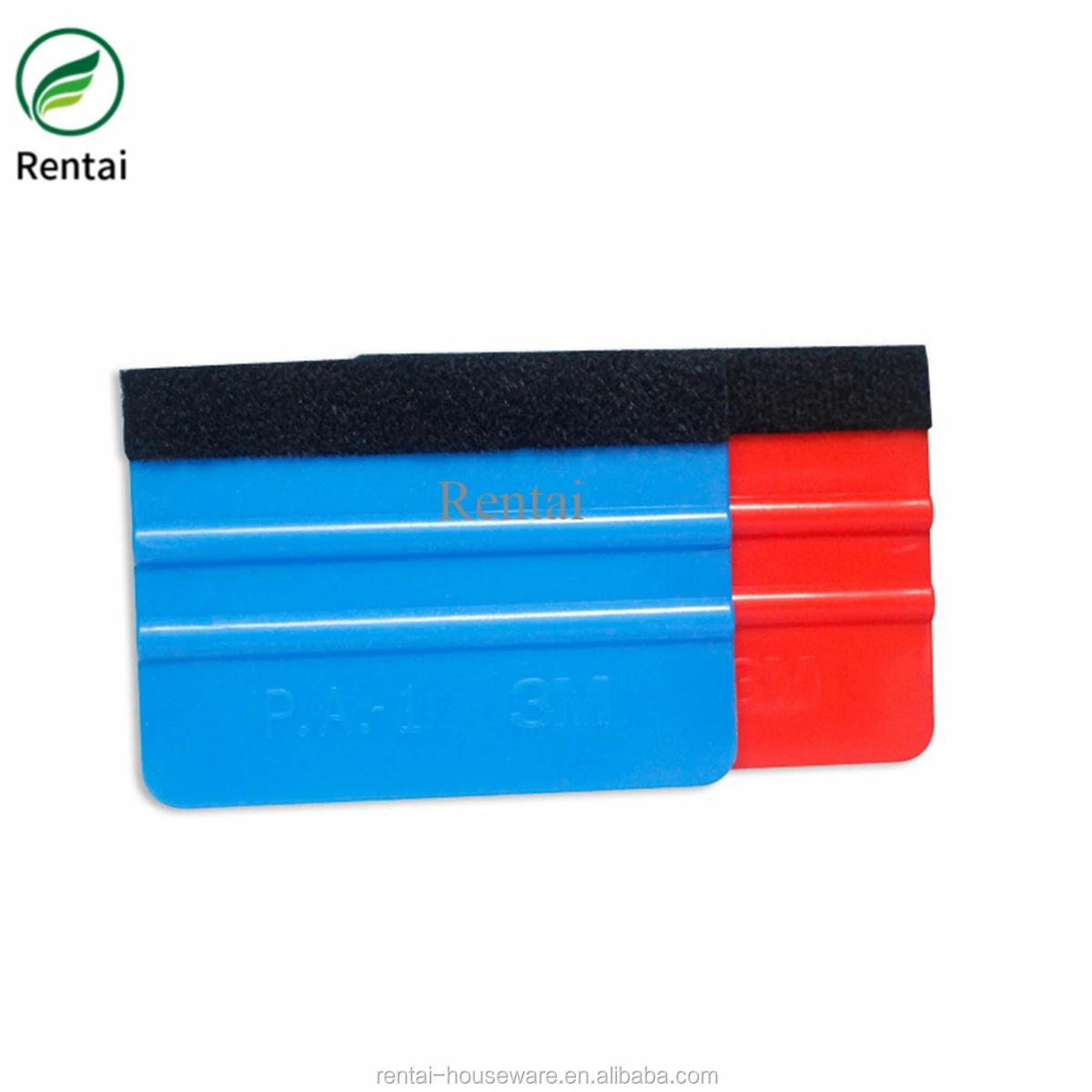Black Blue Felts Edges Squeegee Felt Scraper - Buy Plastic Scraper,Felt ...
