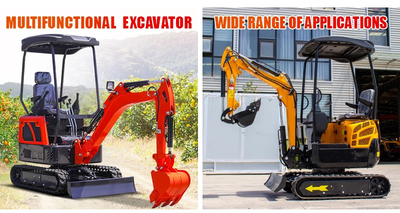 Mini Excavator Digger Bagger - High Load Moment & Multi Function
