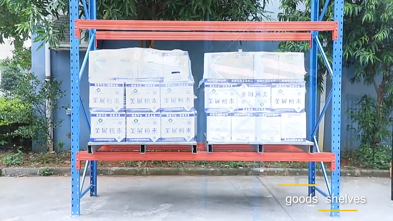 Heavy Duty Steel Pallet Metal Racks For Warehouse Storage Solution ...