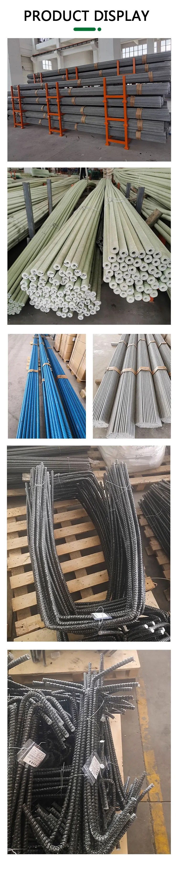 GFRP Rebar - High Strength, Customized for Construction