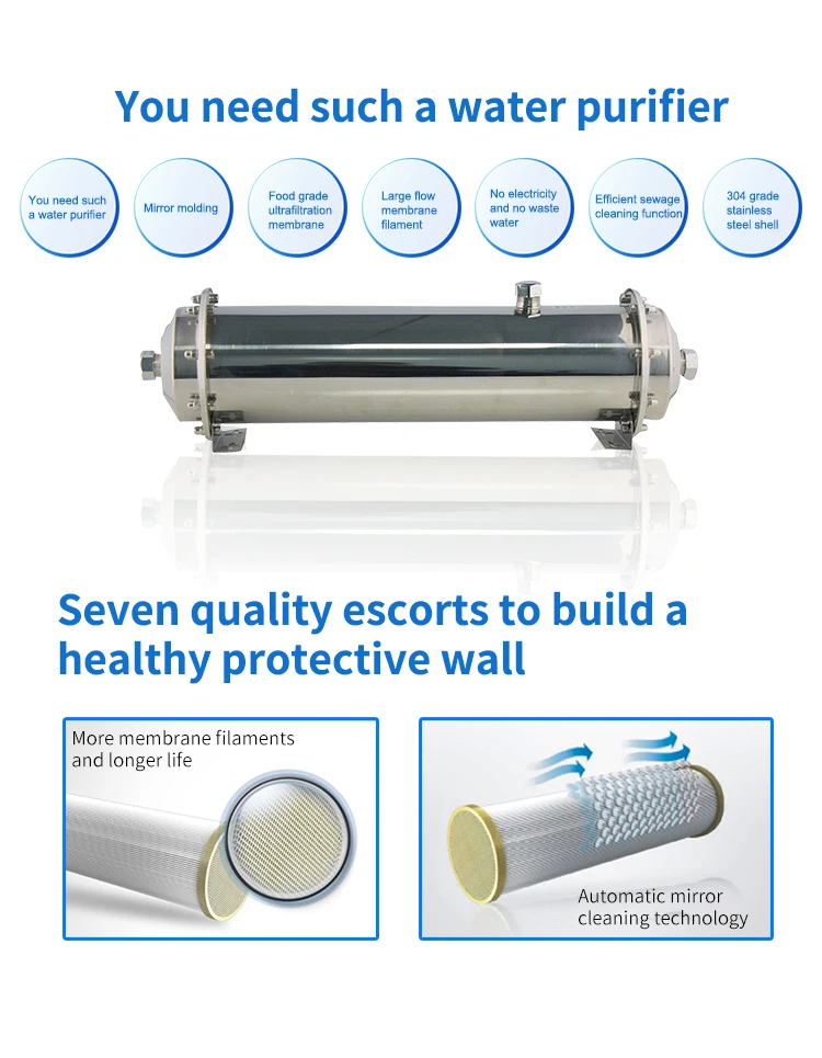 304 Material Uf Filtration Ultrafiltration Membrane High Quality ...