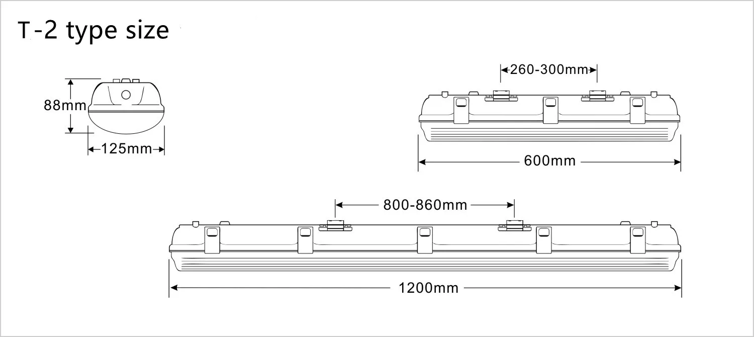 High Quality Ip65 40w Explosion-proof Tri-proof Light Waterproof ...