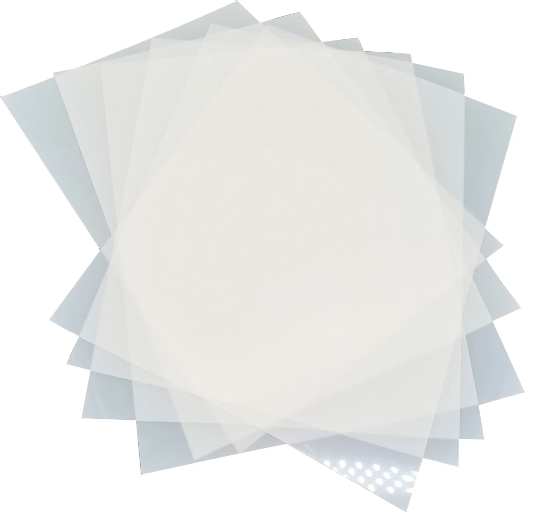 10 Mil Blank Mylar Stencil Sheet - 12 X 12 Inch, Milky Translucent