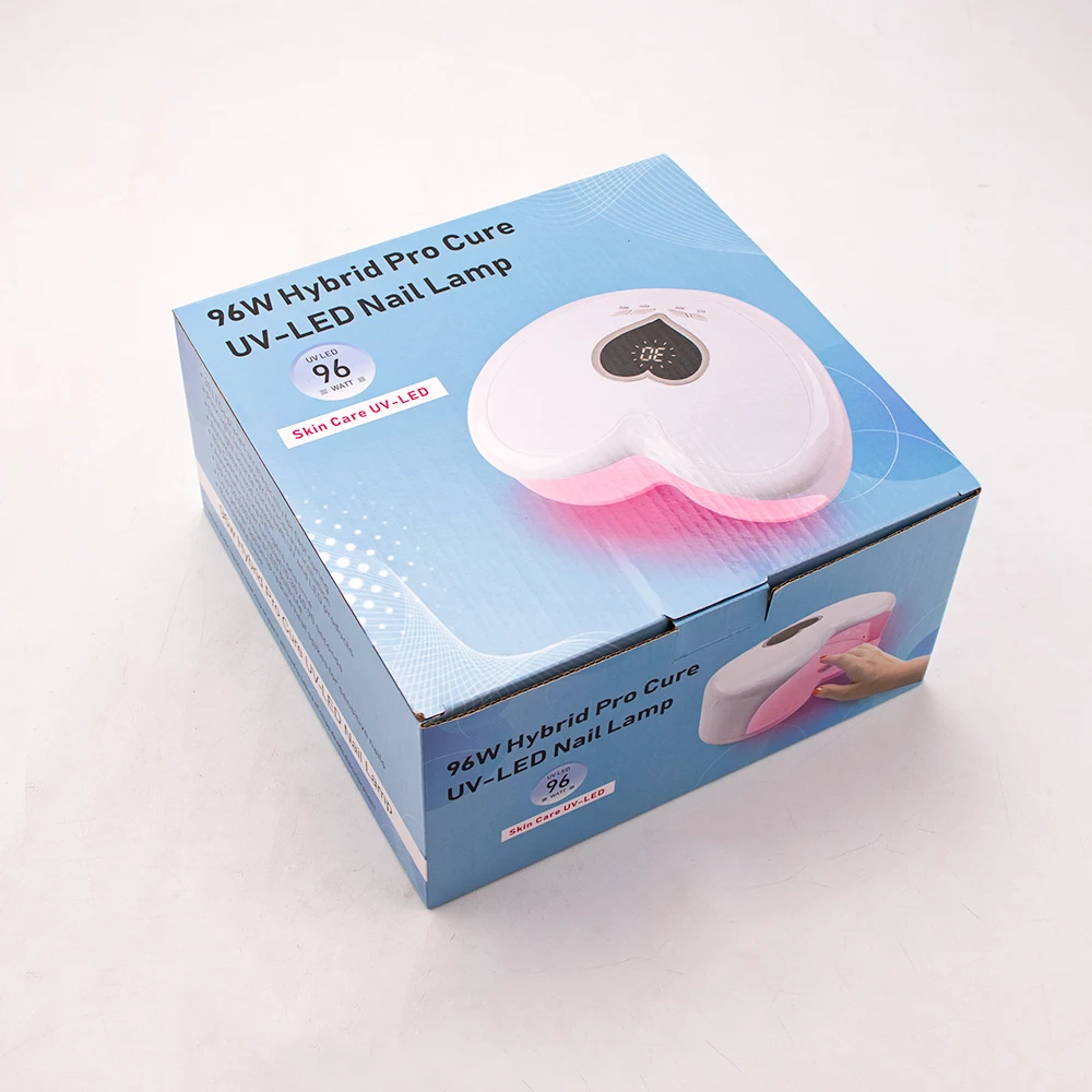 Professional Heart-shape Screen Elegant Design Pro Cure Uv-led Nail ...