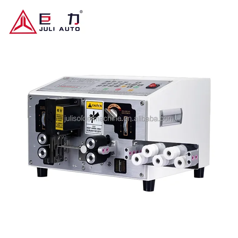 Double Wires Stepper Motor Stranded Wire Cutting And Striping Machine ...