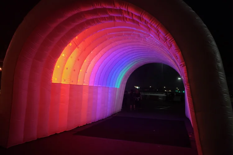 Giant Outdoor Event Led Lighting Tunnel Inflatable for Sale