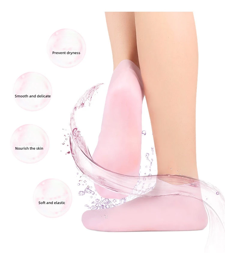 Wholesale Anti Crack Heel Silicone Foot Socks Foot Care Silicone Moisturizing Socks| Alibaba.com