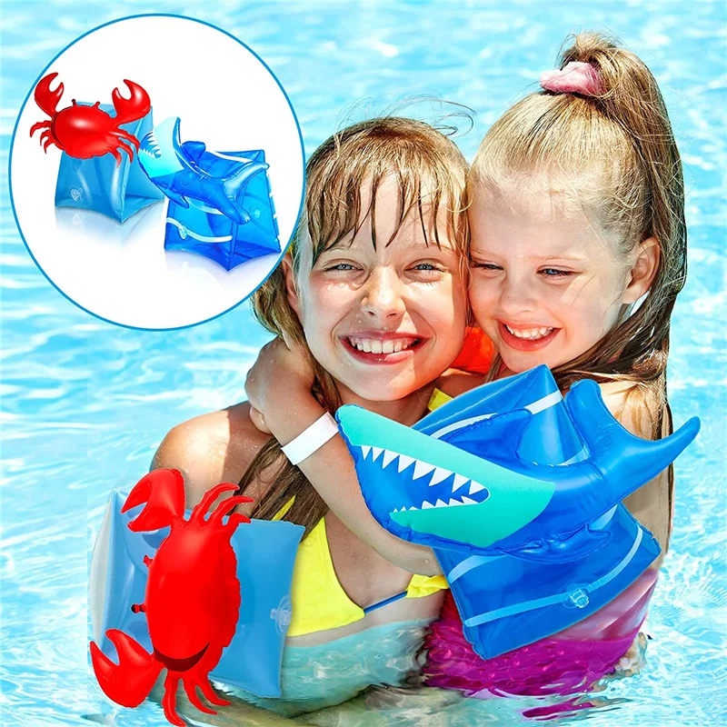 Cartoon Inflatable Armbands Pool Floats Water Wings Swimming Armlets ...